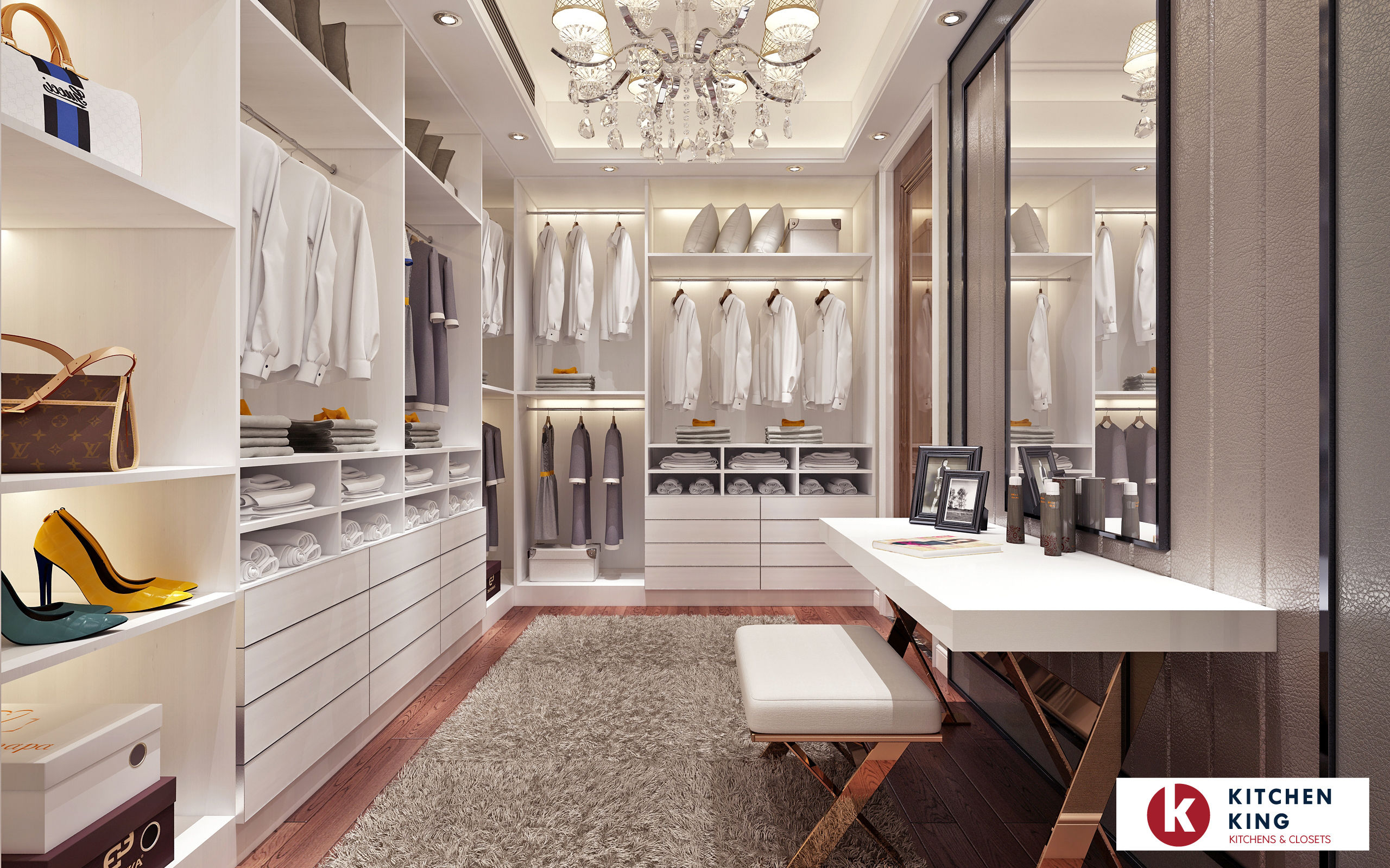 Custom Wardrobes & Closet Design in UAE | HOME by KITCHEN KING