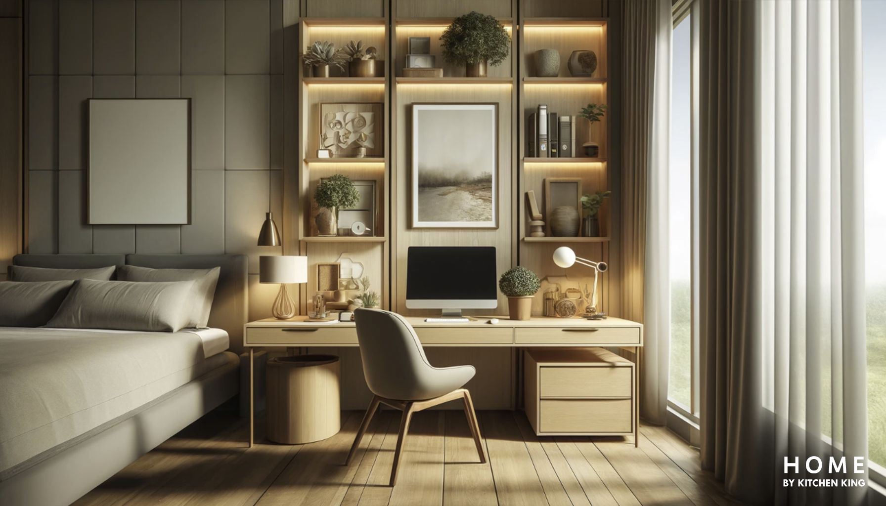 Elegant Home Office Furnishing in UAE | HOME by KITCHEN KING