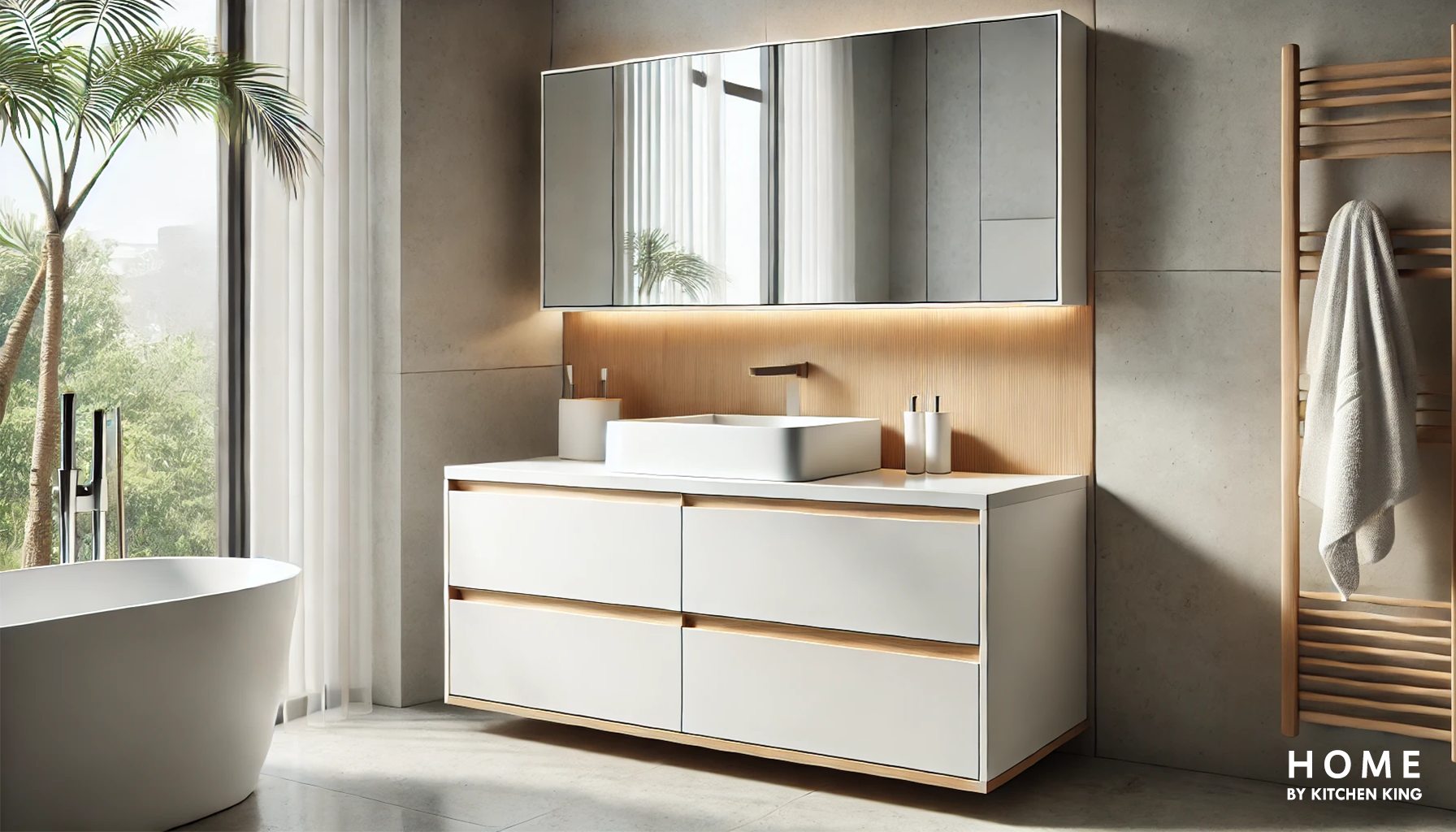 Elegant Vanity Counter in UAE | HOME by KITCHEN KING